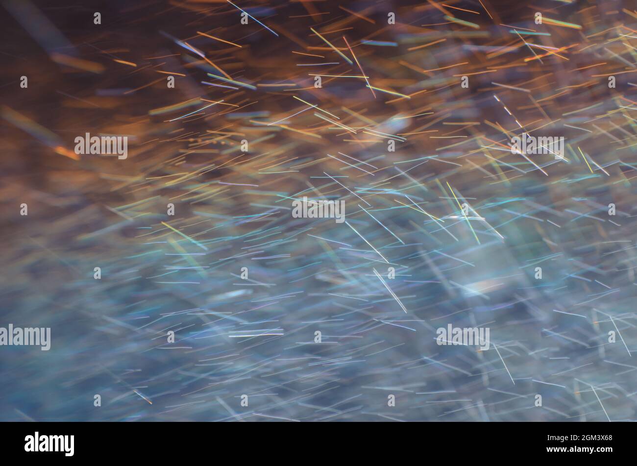 Abstract raindrops nature background. Rain on long exposure. Rain drops ...