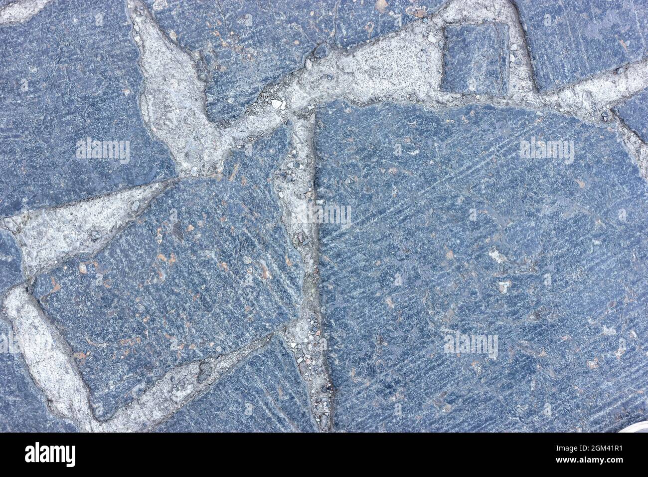 Paving stones. Stone texture. Stone road. Mosaic stone Stock Photo - Alamy