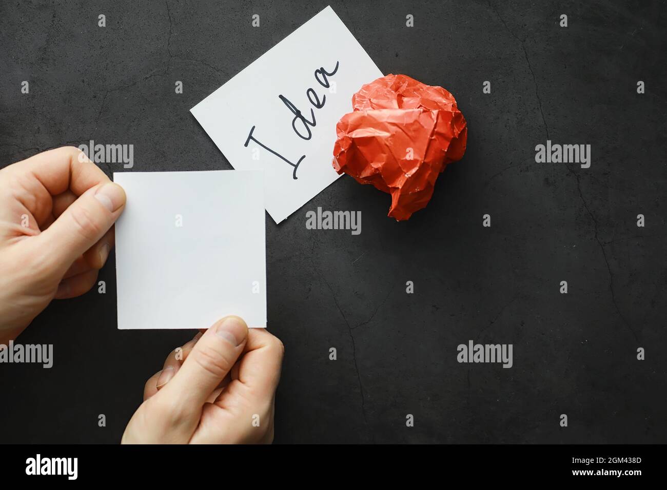 Colored pieces of paper. The concept of creativity and formation of ...