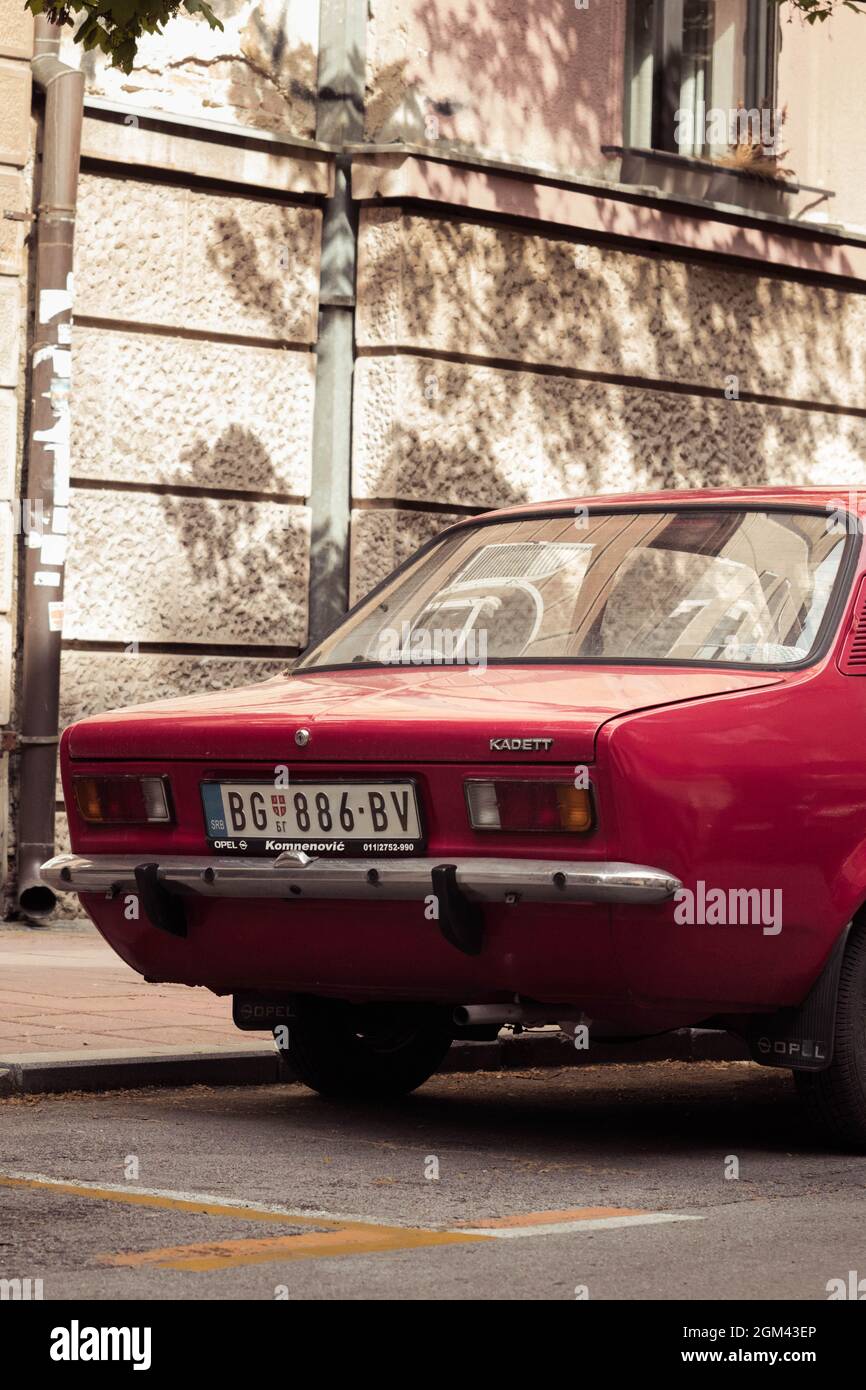 Cherry red car hi-res stock photography and images - Alamy