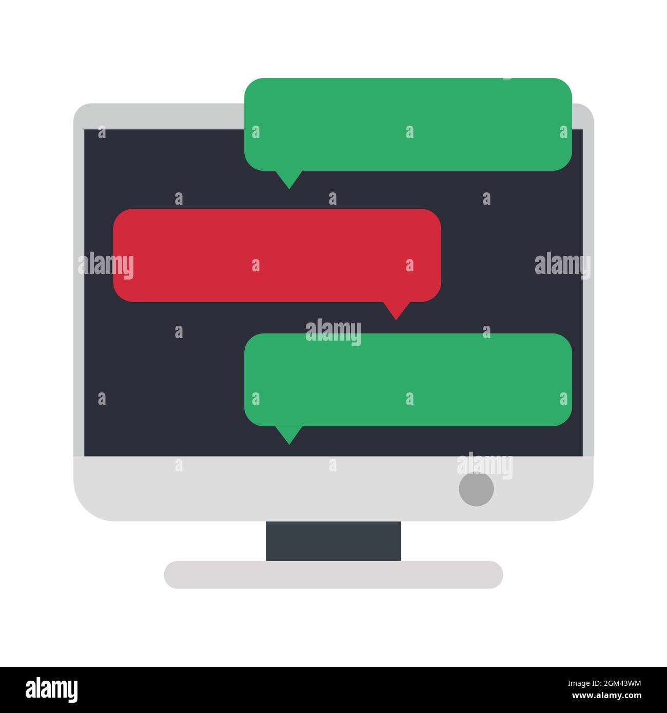 Computer monitor electronic screen icon vector illustration design. PC ...