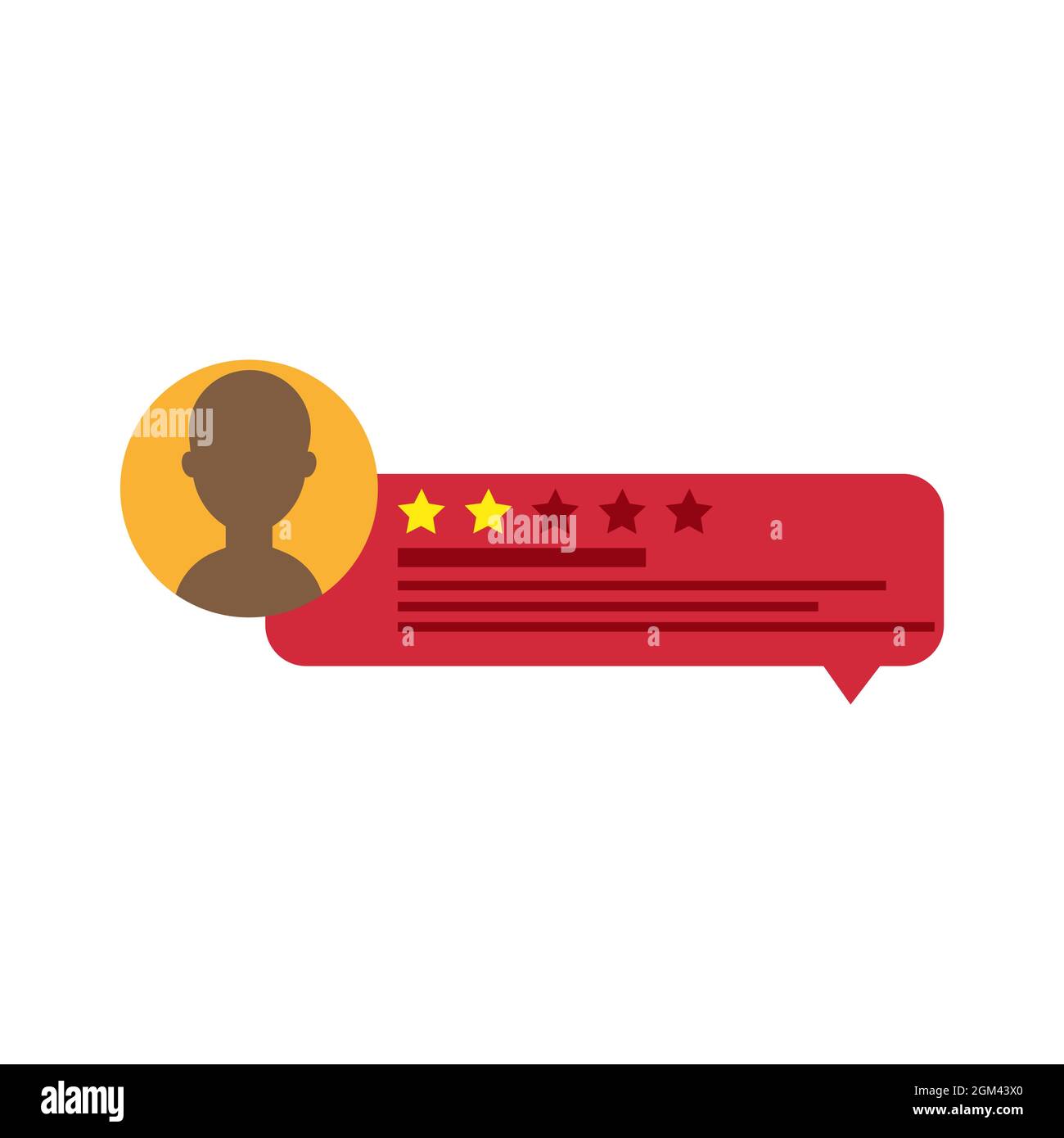 Review star vector icon illustration concept symbol. Rating evaluation ...