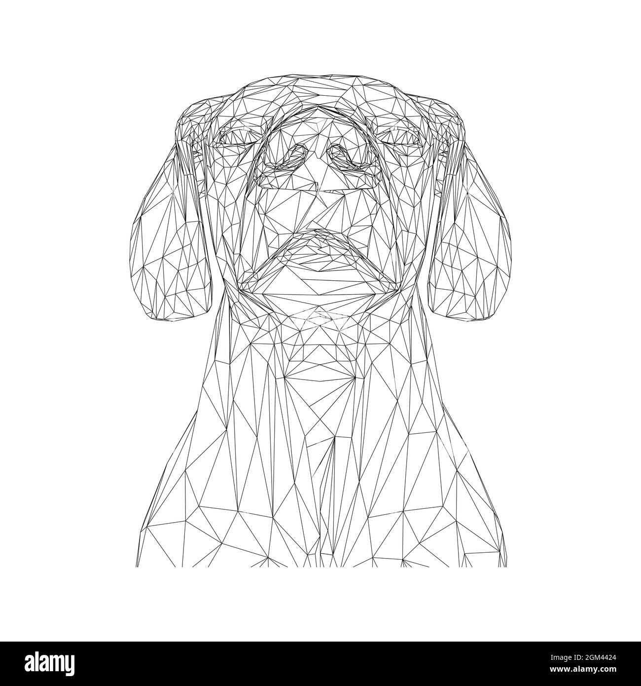 Animal dog pet vector cute illustration isolated white icon. Funny ...