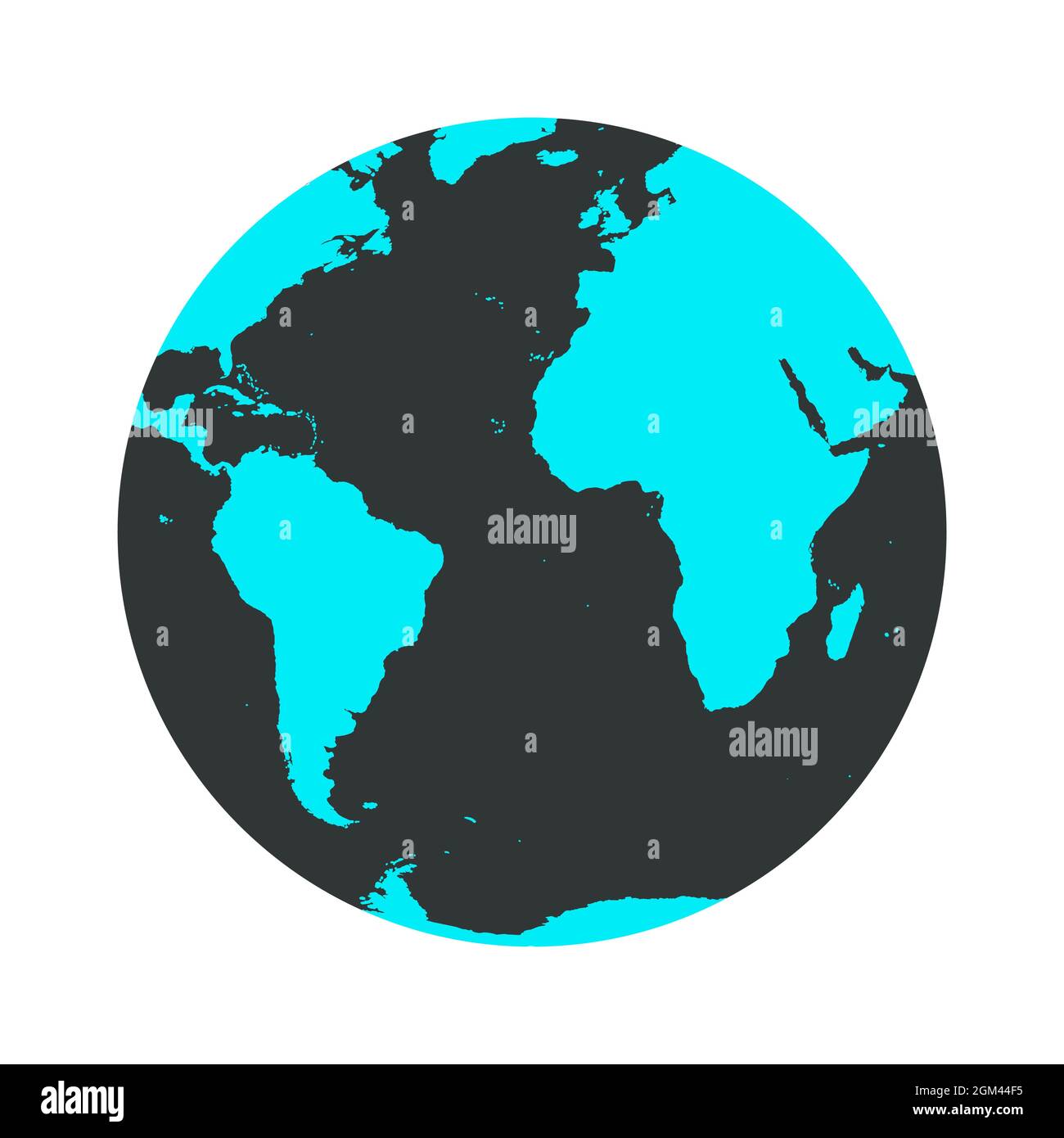 World Map Globe Cartoon Stock Vector Image Art Alamy