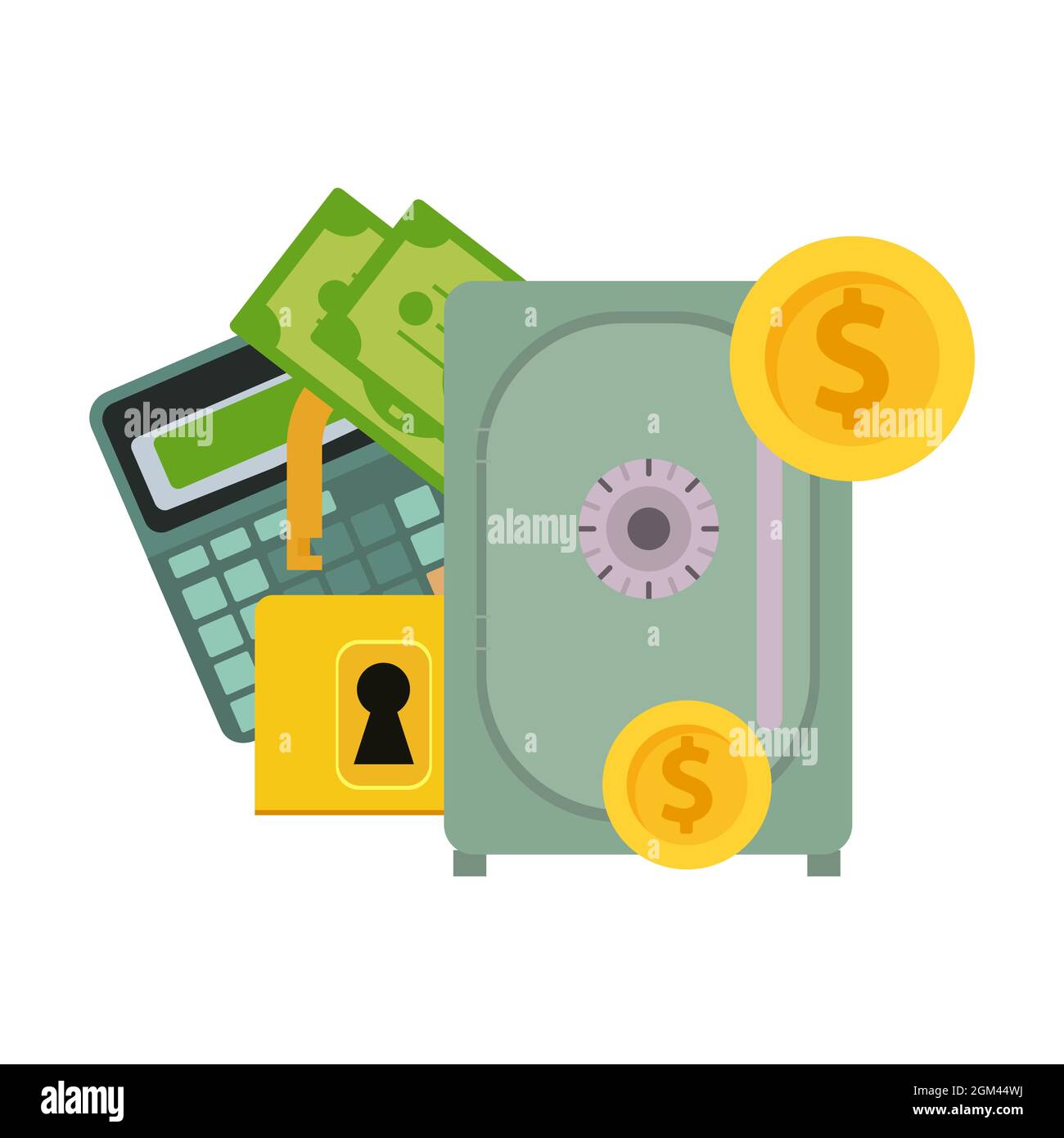 Money finance currency vector illustration dollar and coin business ...