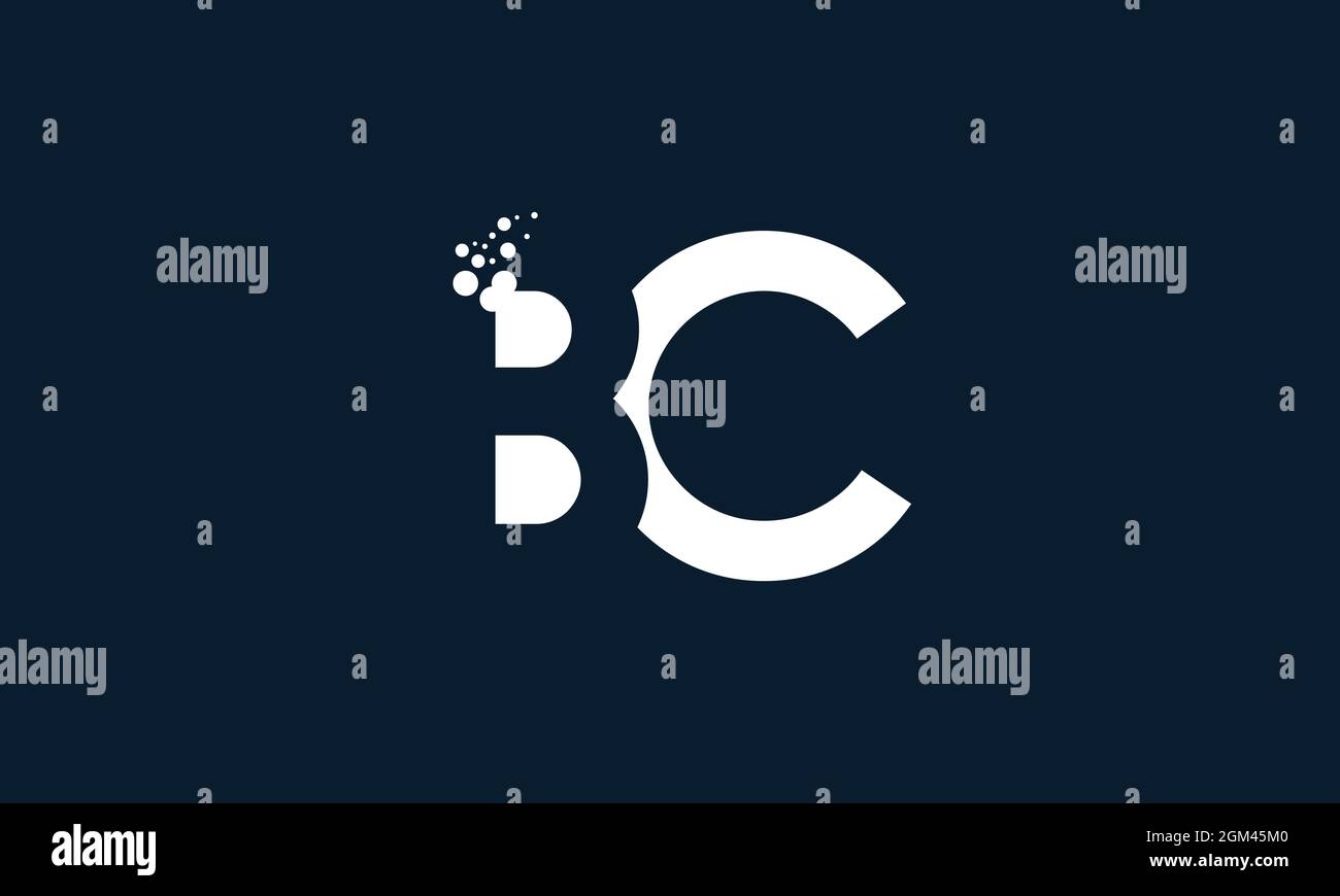 Creative letter overlapping shape Stock Vector Images - Alamy