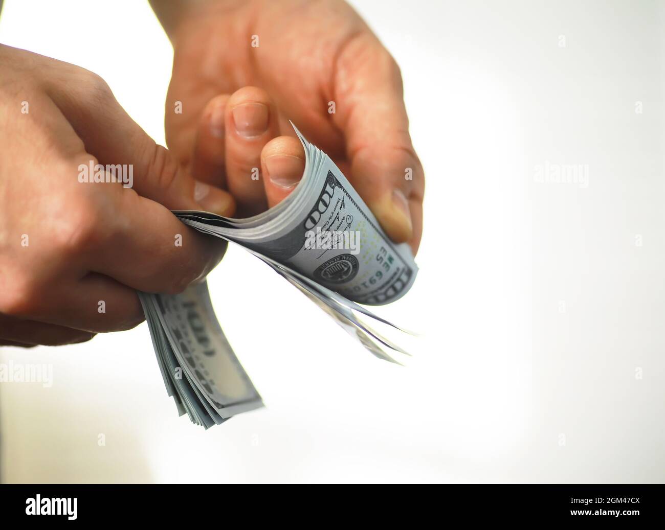 Cash money in a large pile as a finance background. Paper money close ...