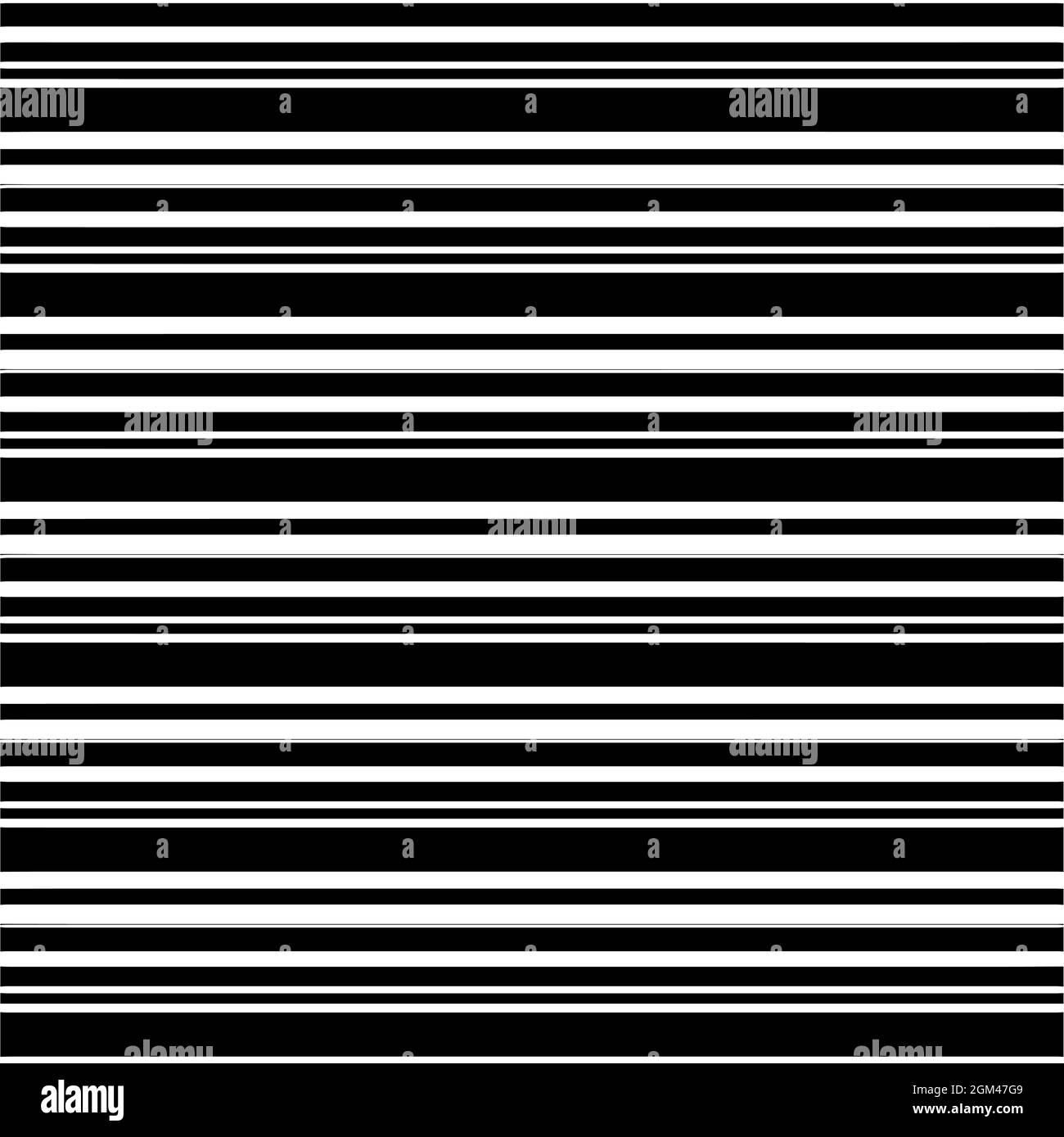 Narrow black-white horizontal lines. Striped seamless pattern, abstract ...
