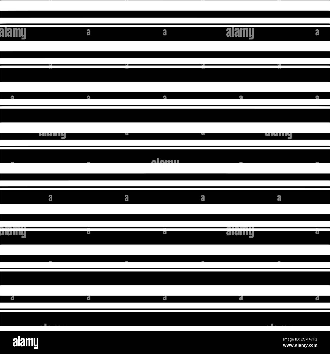 Narrow black-white horizontal lines. Striped seamless pattern, abstract ...