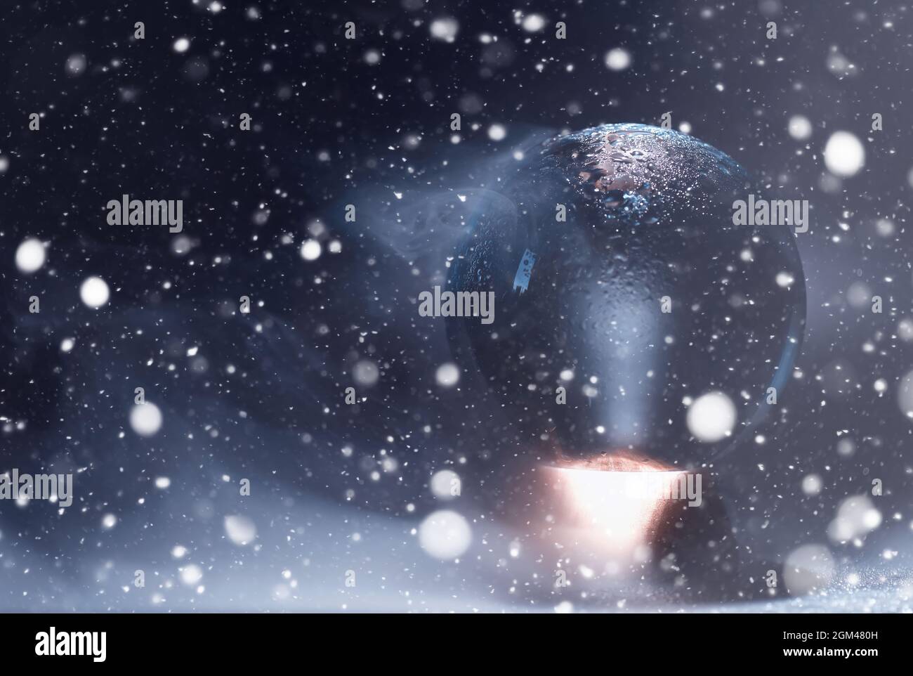 Crystal ball predict the fate. Guessing for the future Stock Photo - Alamy