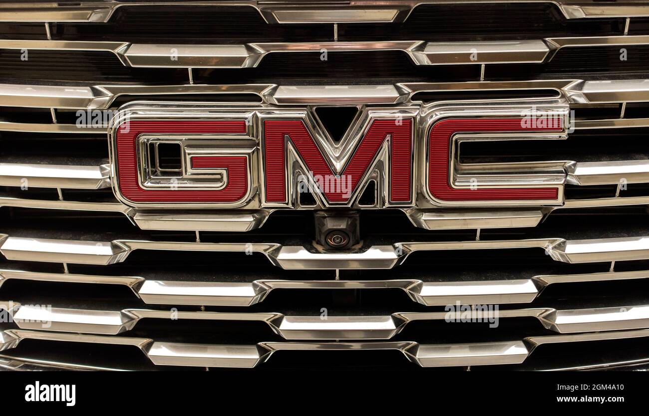 GMC car grill Stock Photo - Alamy