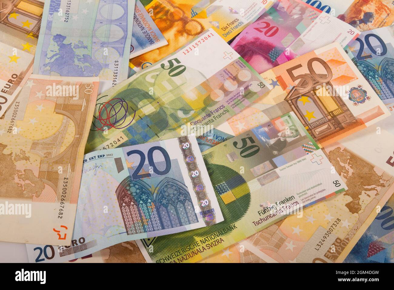 Bill swiss franc francs hi-res stock photography and images - Alamy