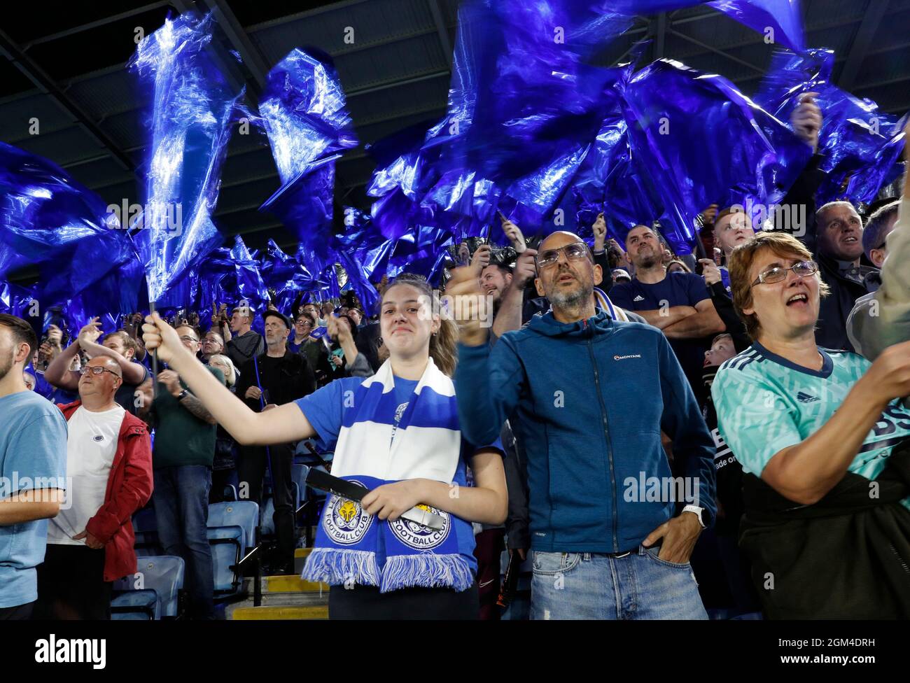 Leicester city club flags hi-res stock photography and images - Alamy