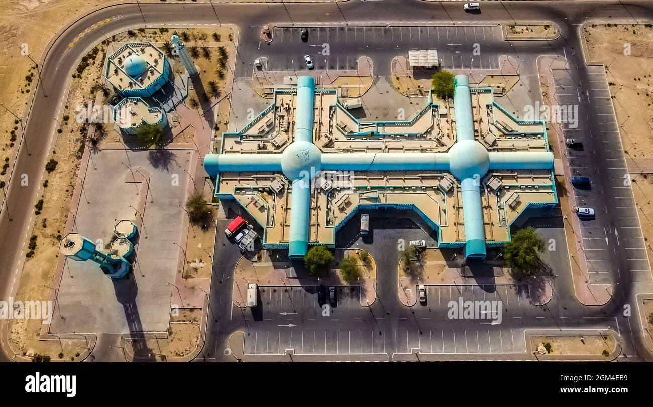 Aerial view of the roof of an industrial building Stock Photo - Alamy