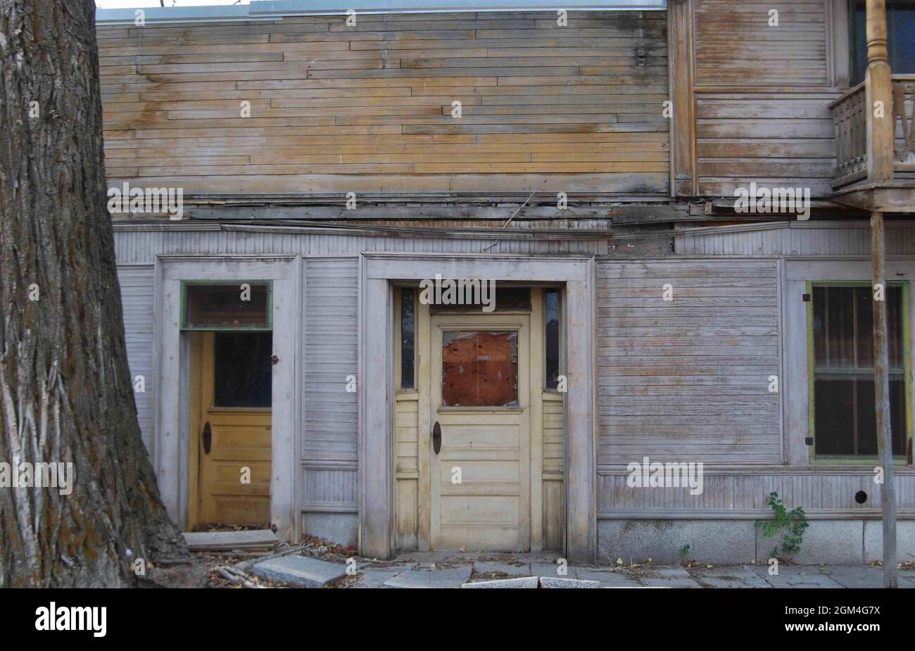 Ghost town remains in Paradise Valley, Nevada Stock Photo - Alamy