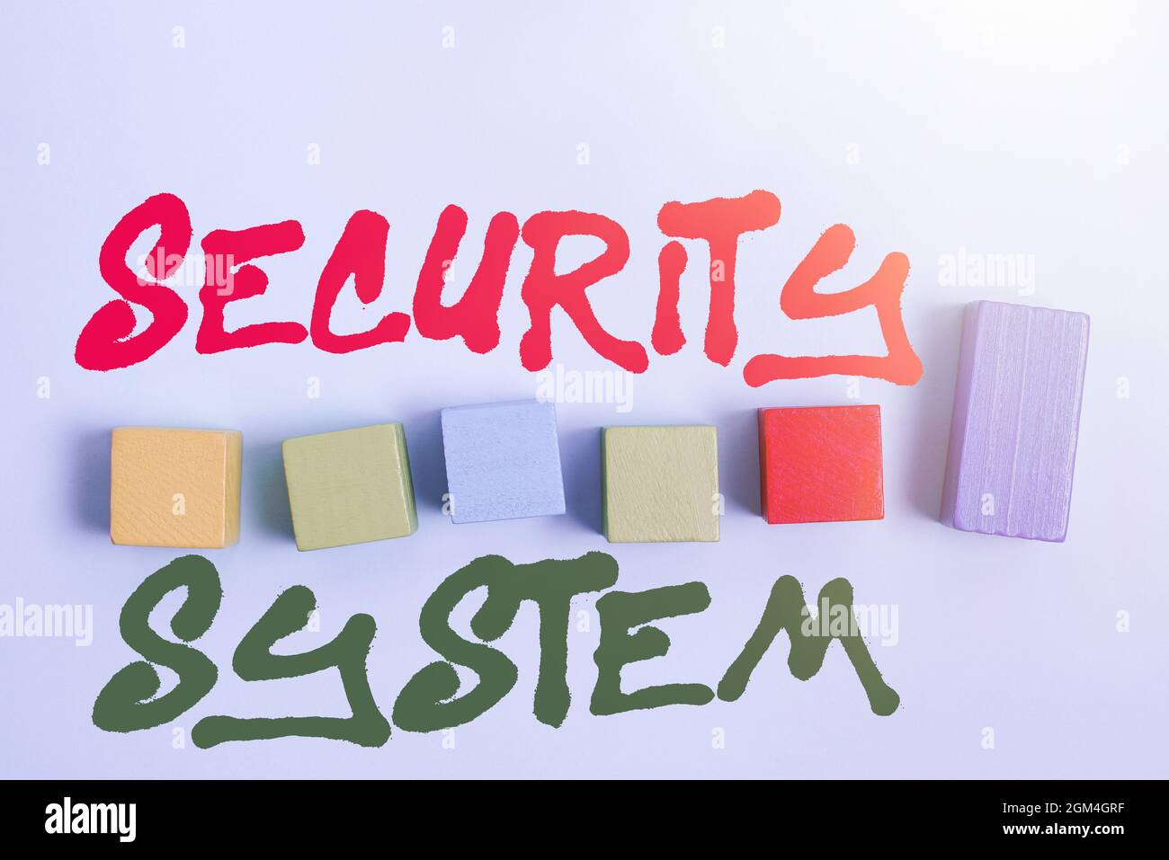 Handwriting text Security System. Business showcase system designed to ...