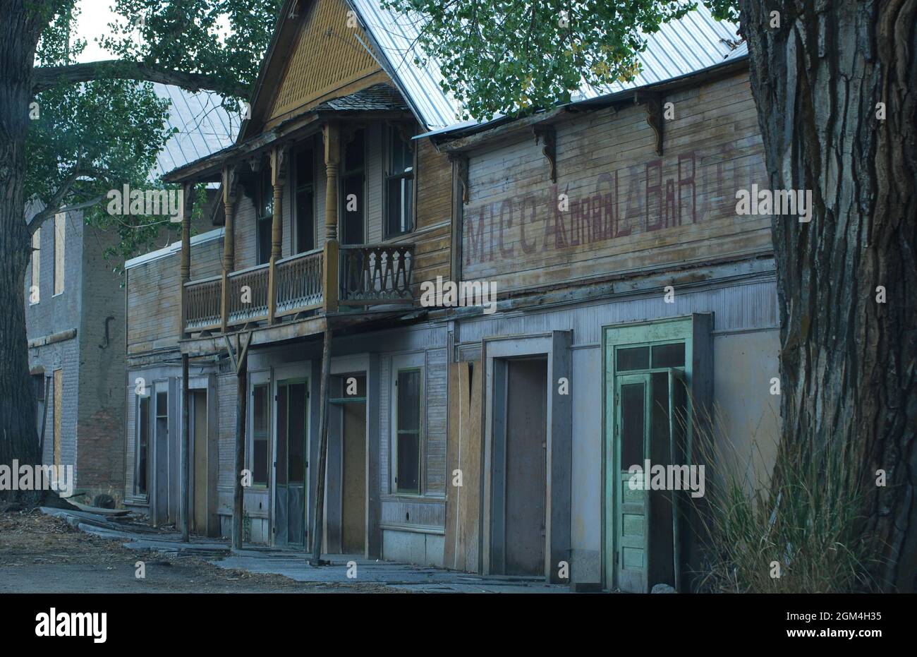 Ghost town remains in Paradise Valley, Nevada Stock Photo - Alamy
