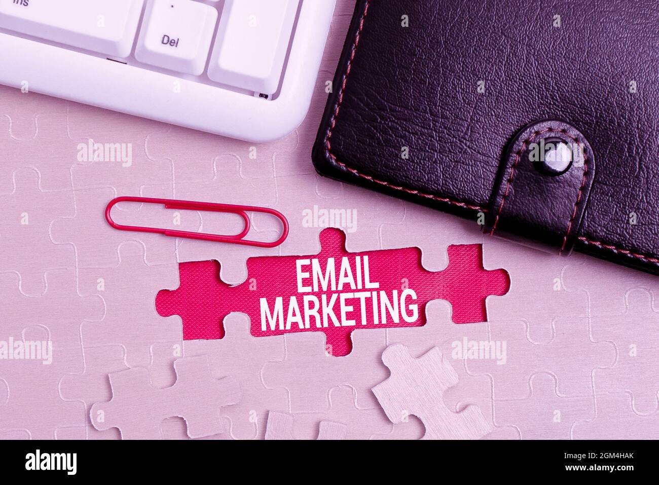 Hand writing sign Email Marketing. Business showcase act of sending a ...