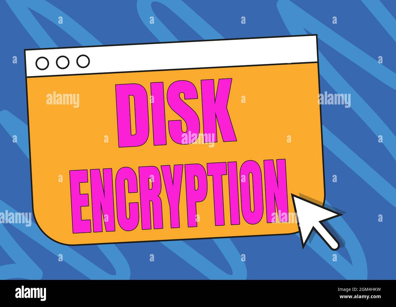 Writing displaying text Disk Encryption. Conceptual photo the security mechanism used to protect ...