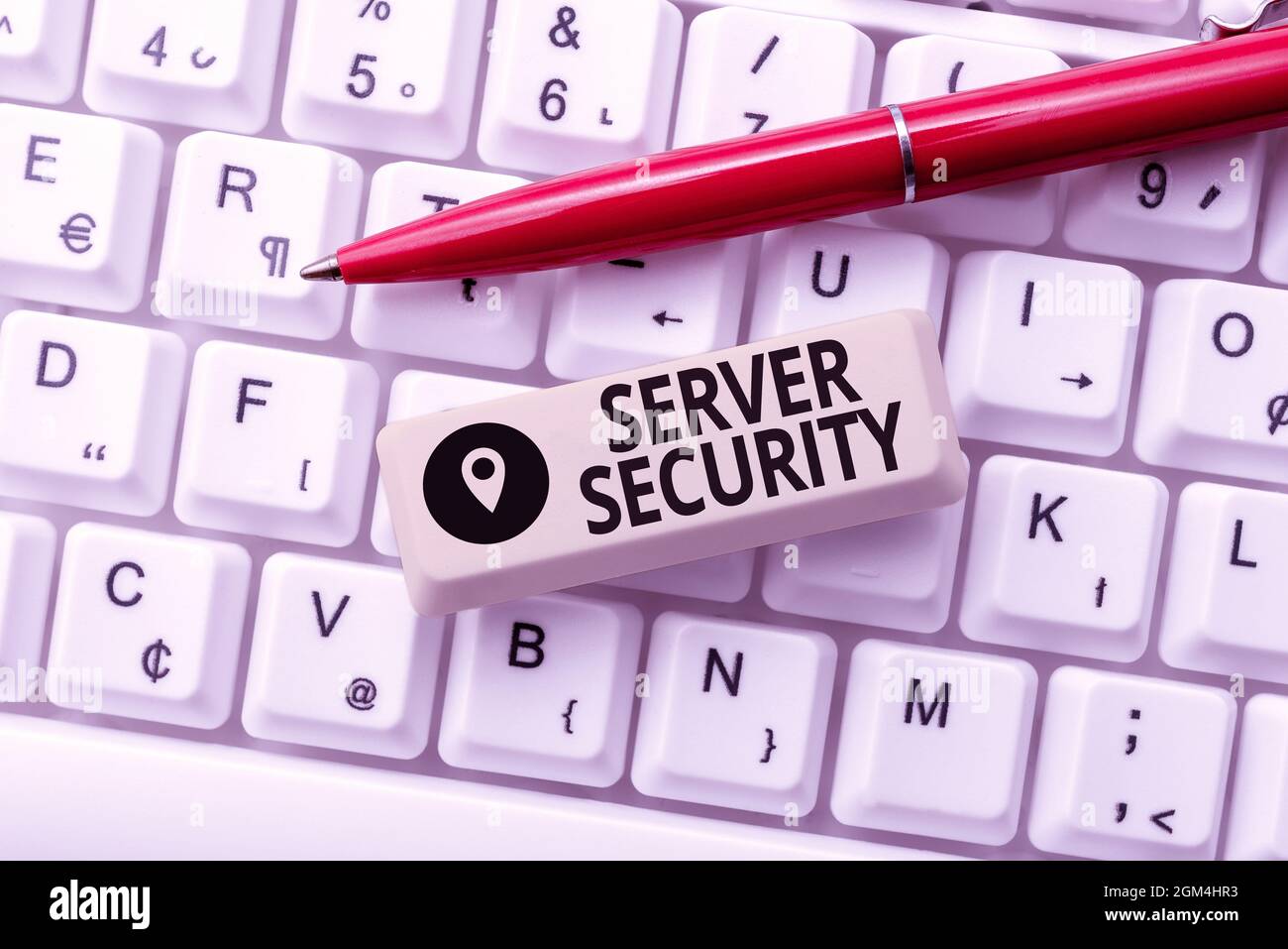 Text Caption Presenting Server Security Internet Concept Web Server