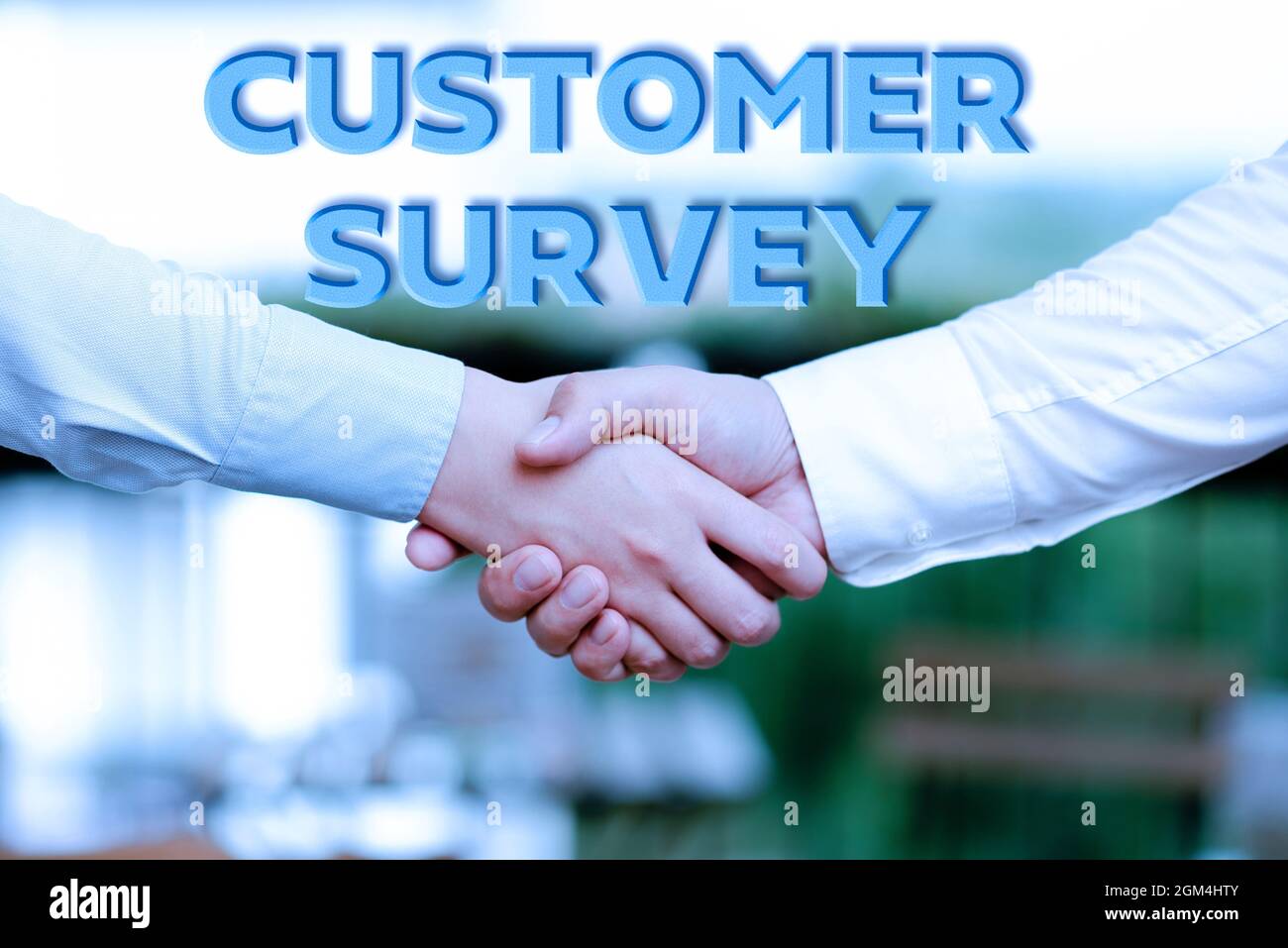Sign Displaying Customer Survey Business Approach Source To Obtain Information About Consumer