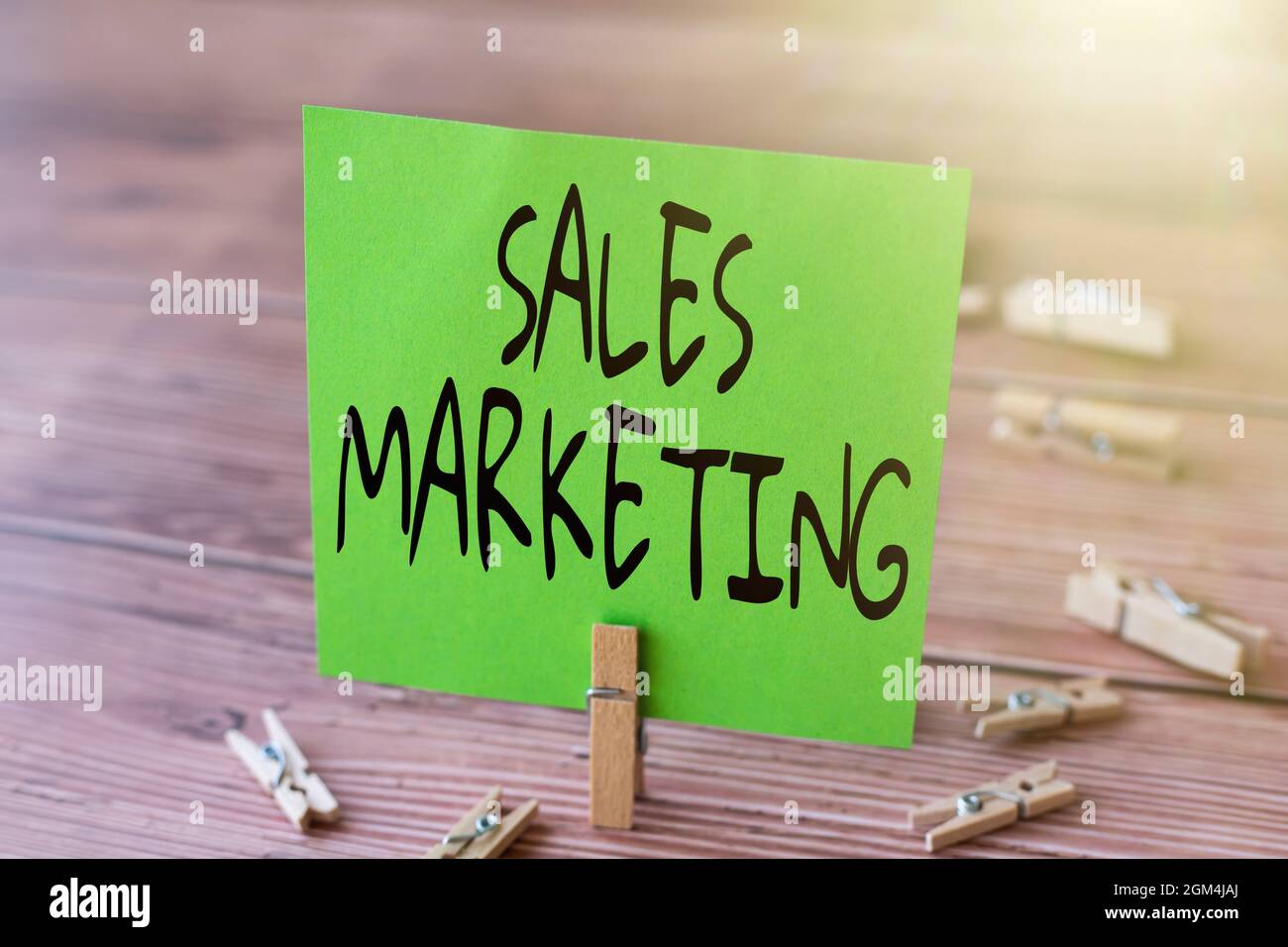 Hand writing sign Sales Marketing. Business concept operations and ...