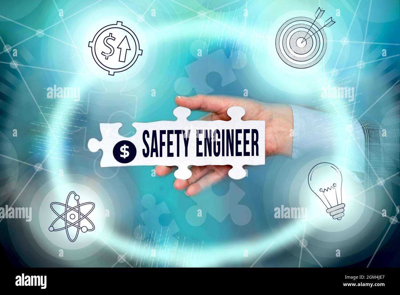 Writing displaying text Safety Engineer. Business concept person who ...
