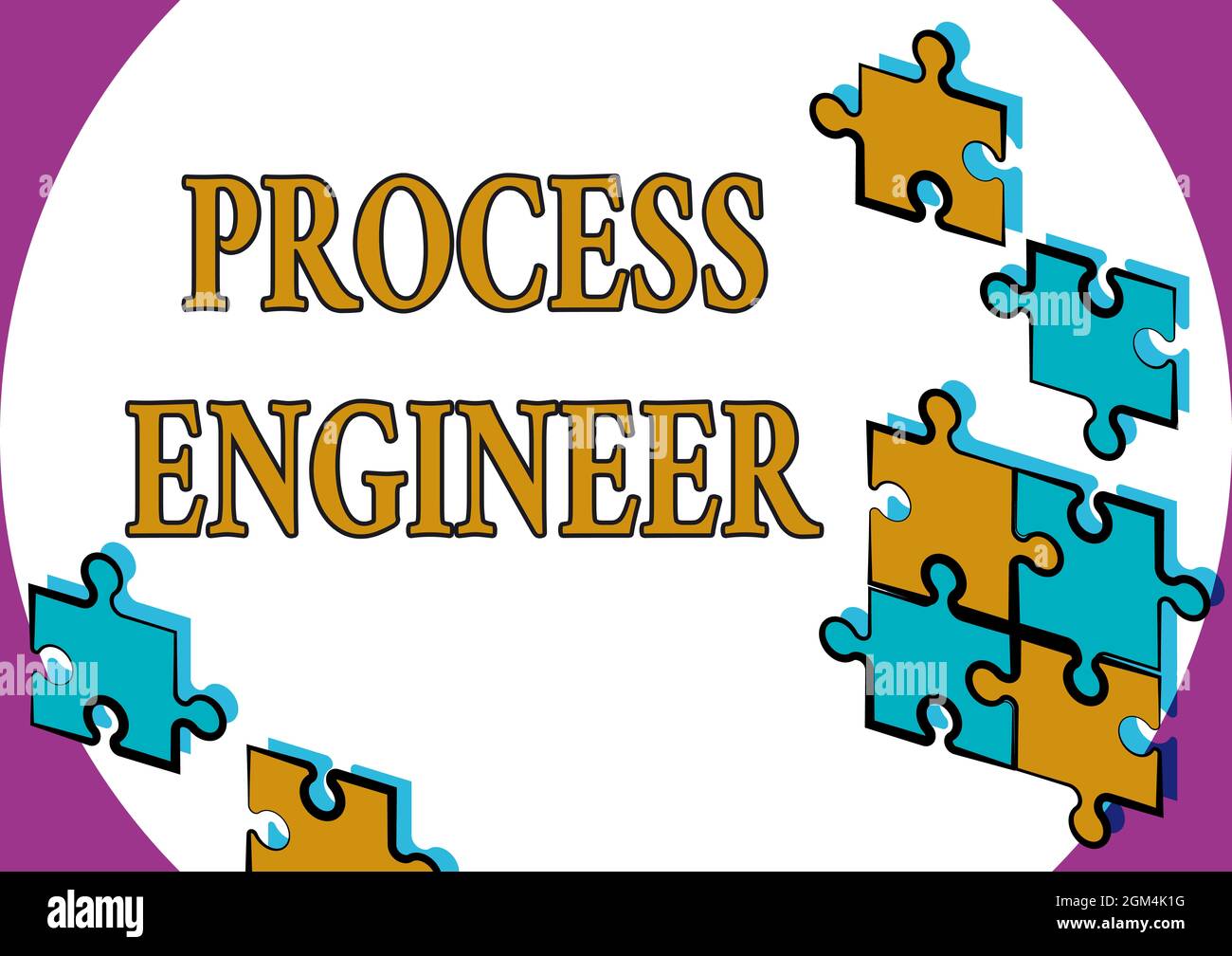 Hand writing sign Process Engineer. Business showcase responsible for ...