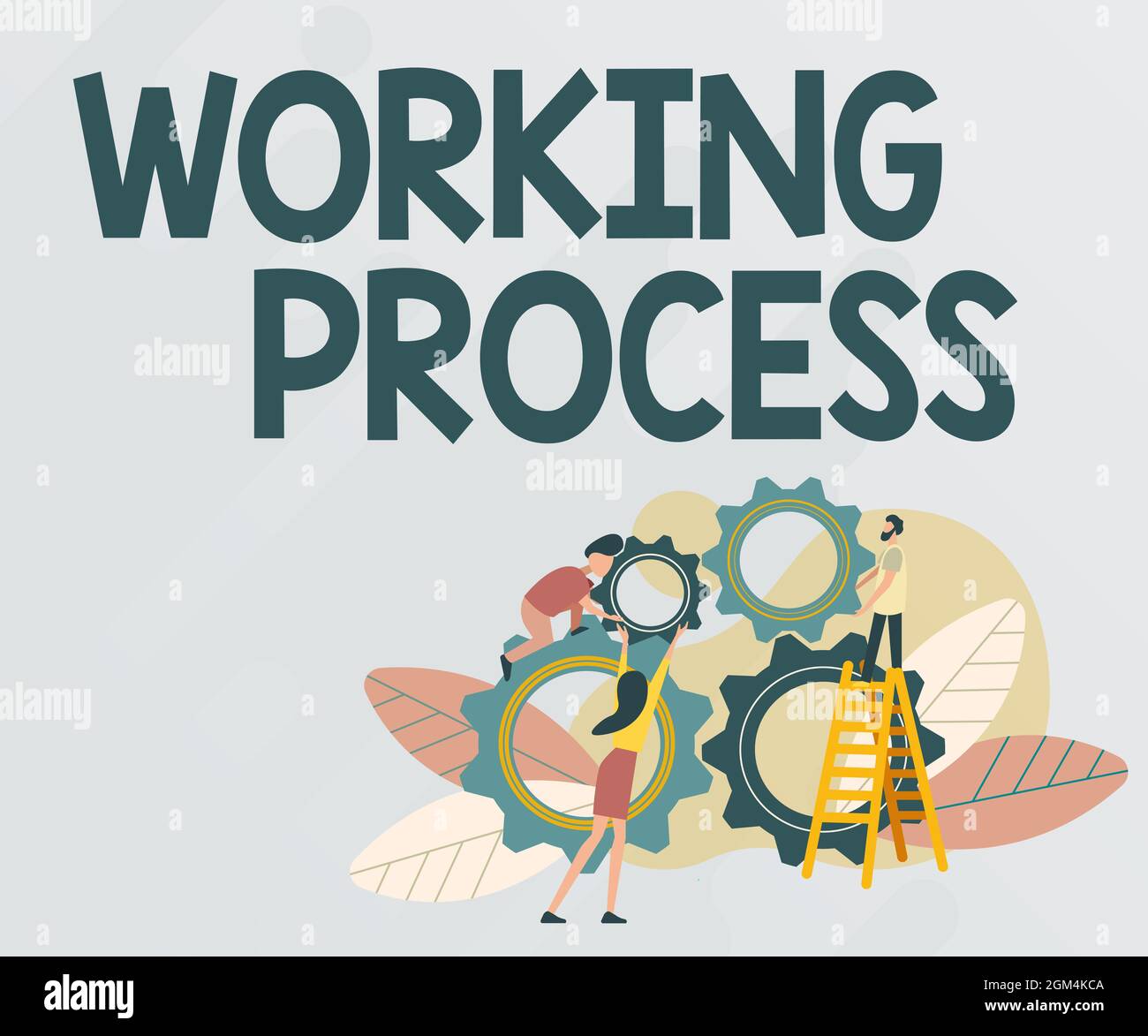 Sign displaying Working Process. Internet Concept company s is ...