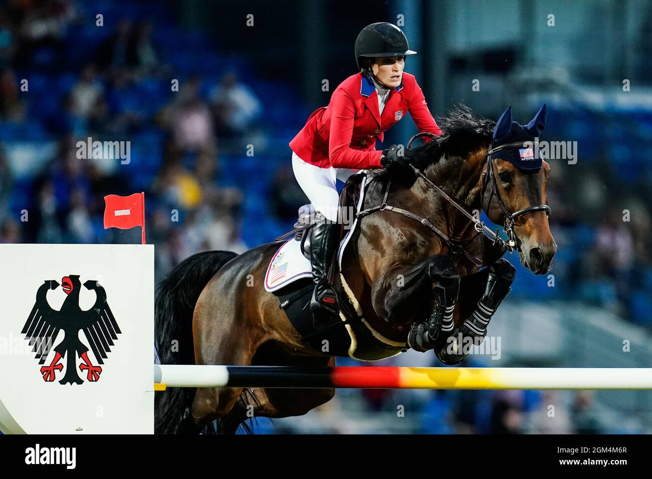 Aachen, Germany. 16th Sep, 2021. CHIO, Jumping, Nations' Cup: The show ...