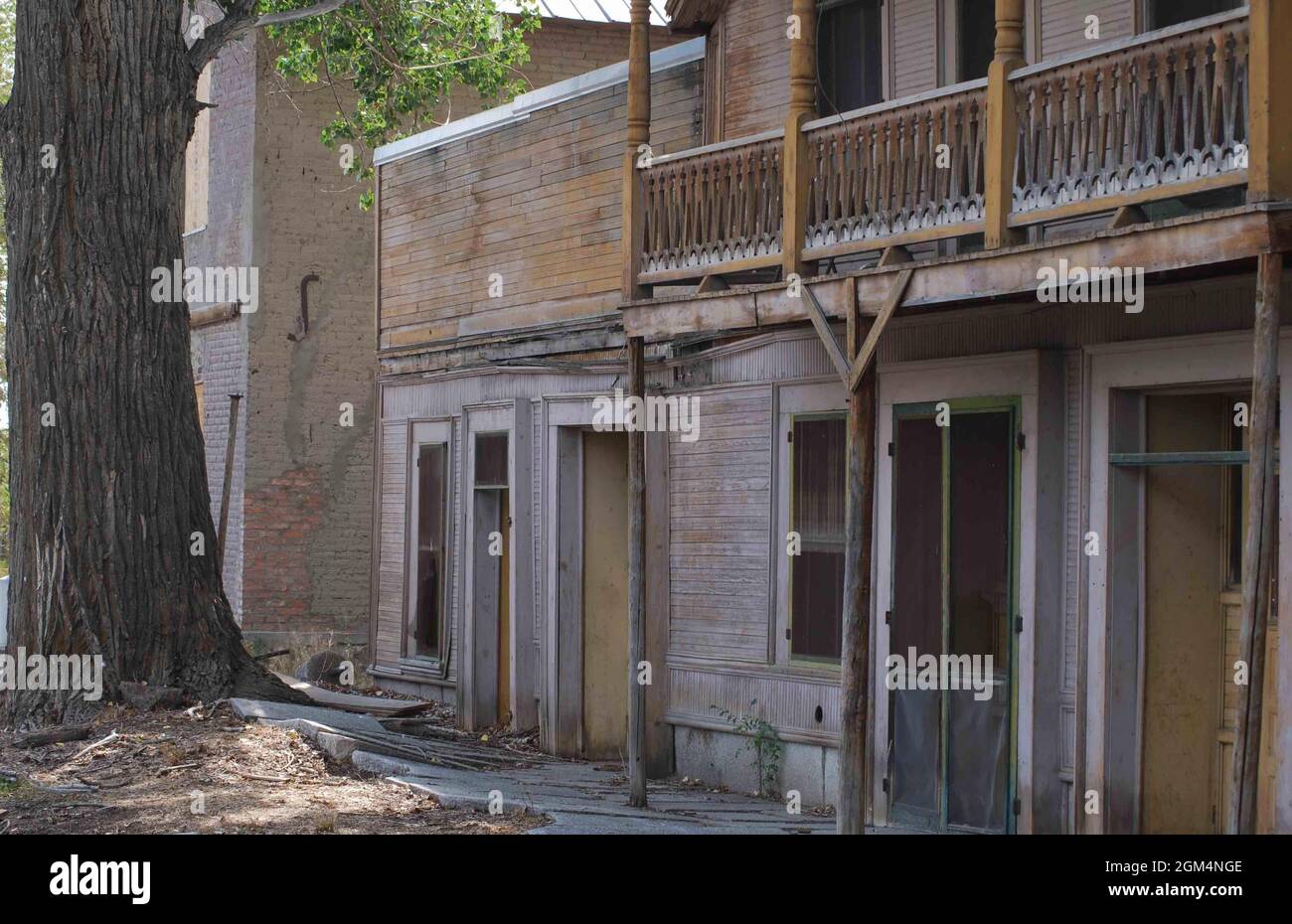 Ghost town remains in Paradise Valley, Nevada Stock Photo - Alamy
