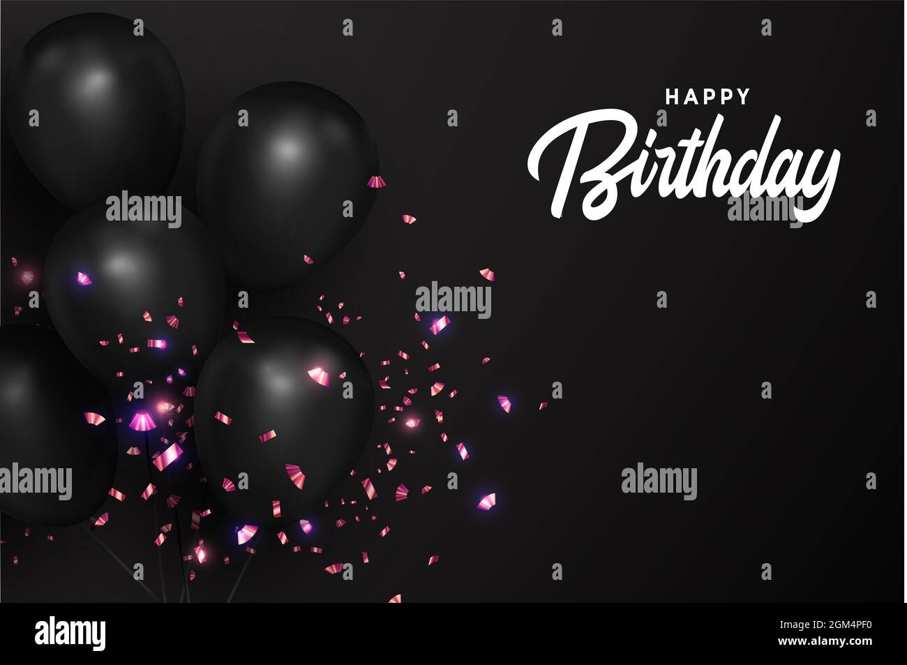 Happy Birthday In Black Background Download HD Black And White Happy