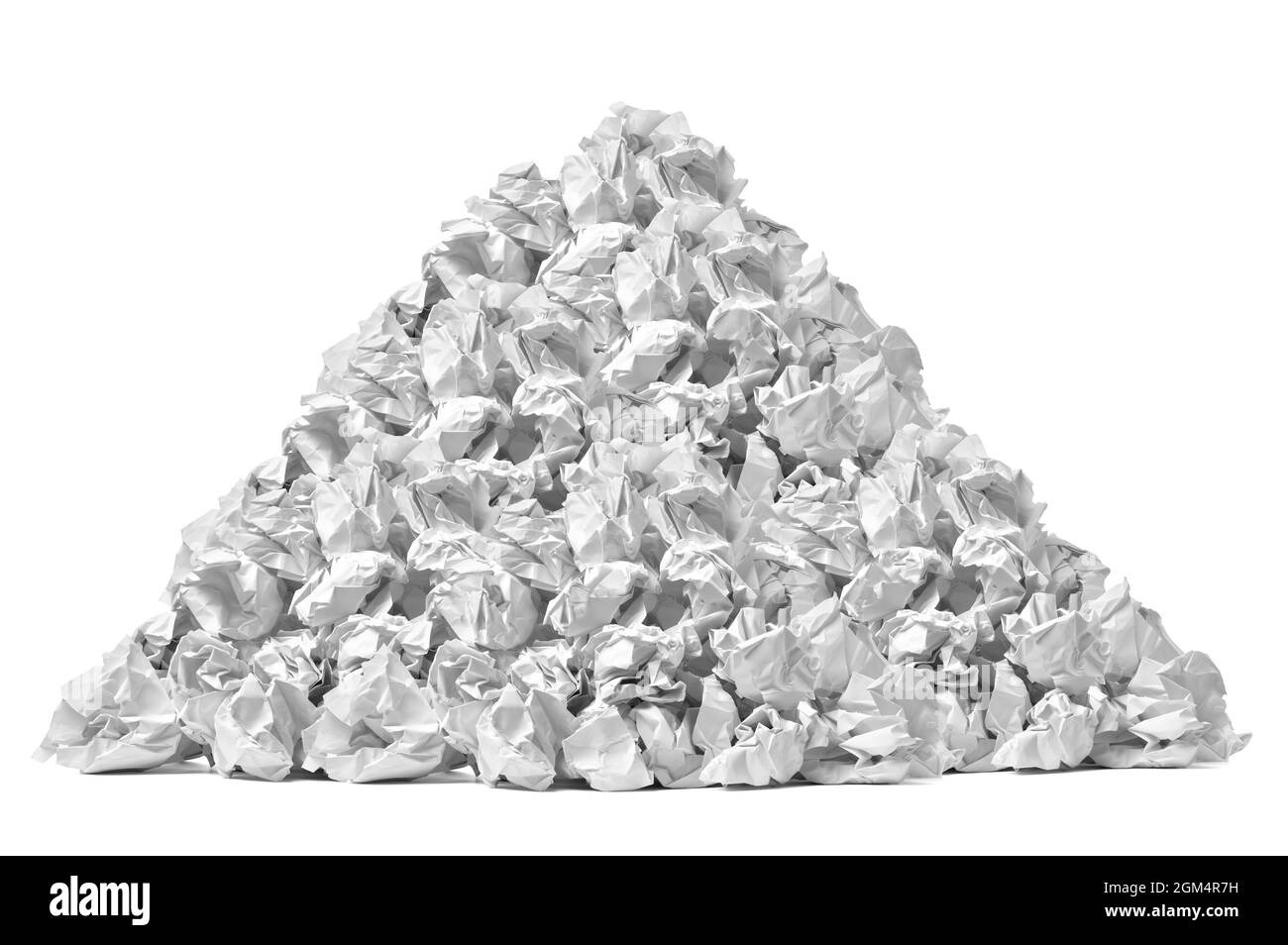 paper ball crumpled garbage trash mistake Stock Photo - Alamy