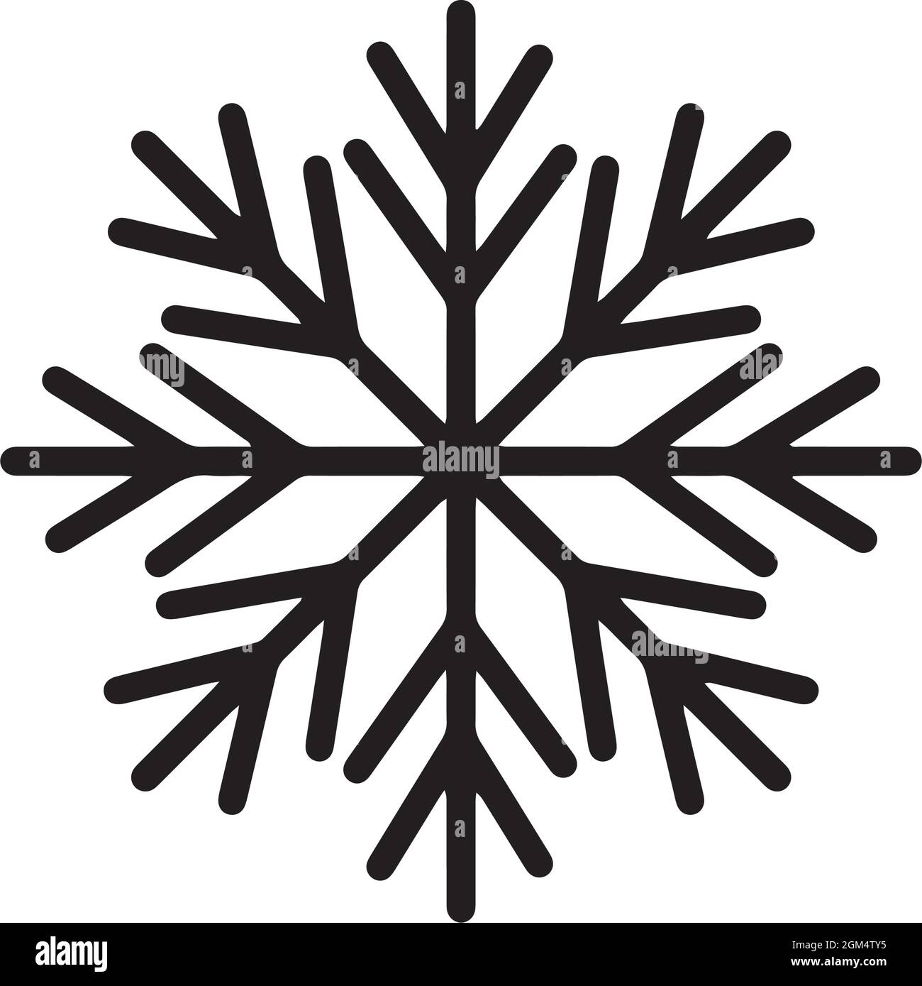 Free Vector Snowflake Clipart