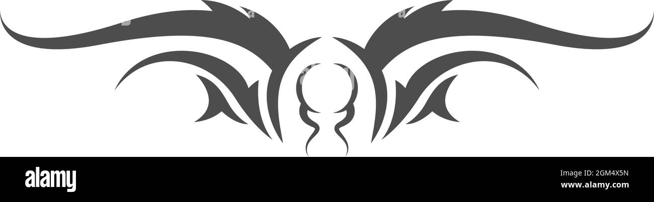 Tattoo icon logo design template vector Stock Vector Image & Art - Alamy