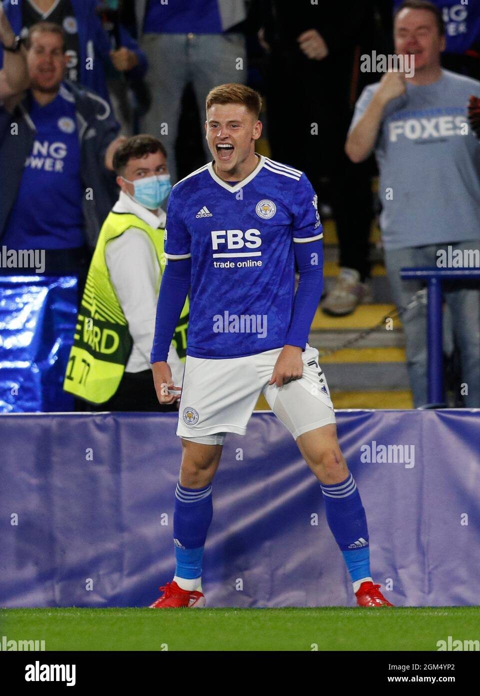 Leicester, UK. 16th Sep, 2021. Harvey Barnes of Leicester City ...