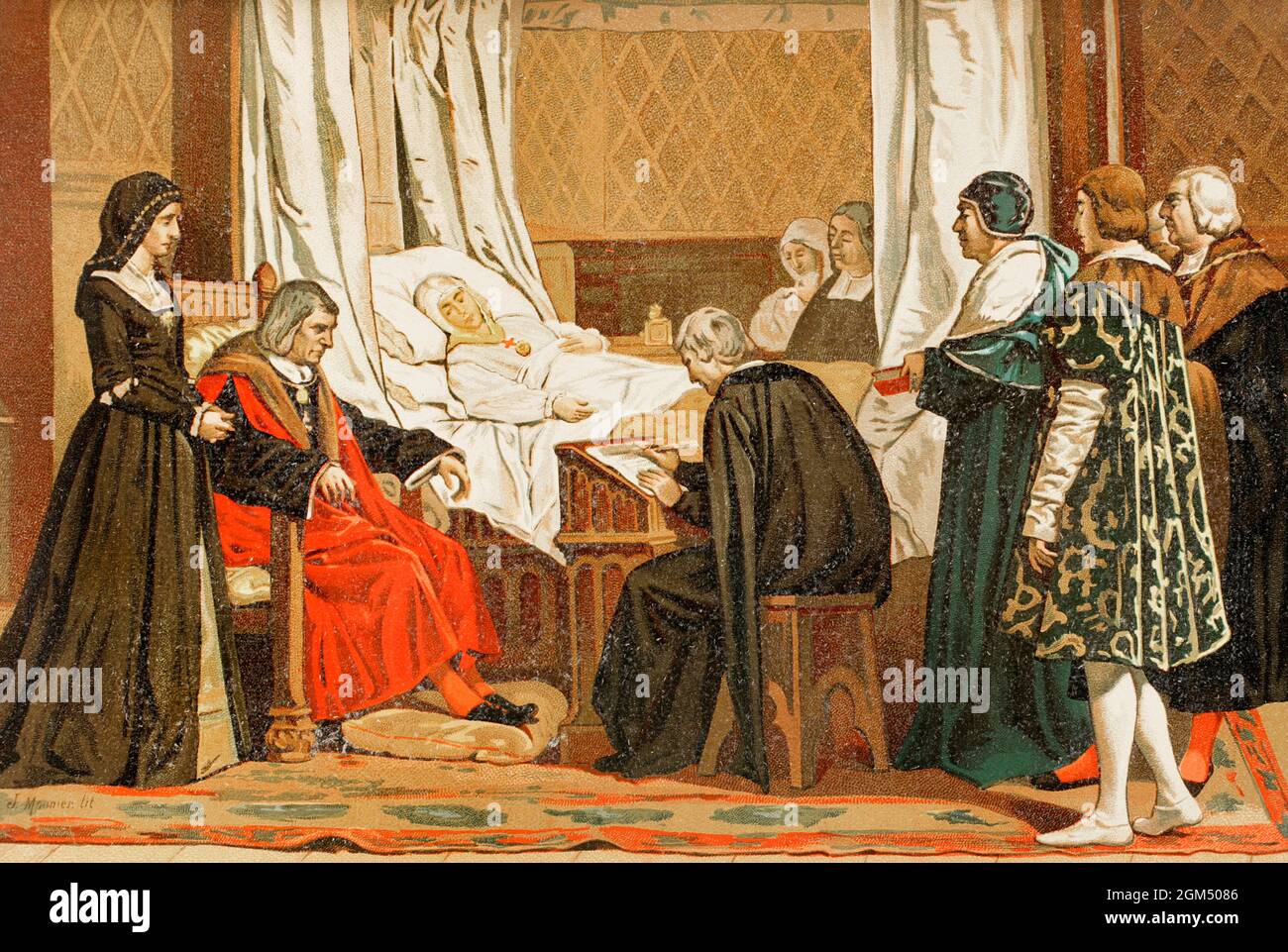 Isabella I (1451-1504), Queen of Castile (1474-1504). Queen consort of ...