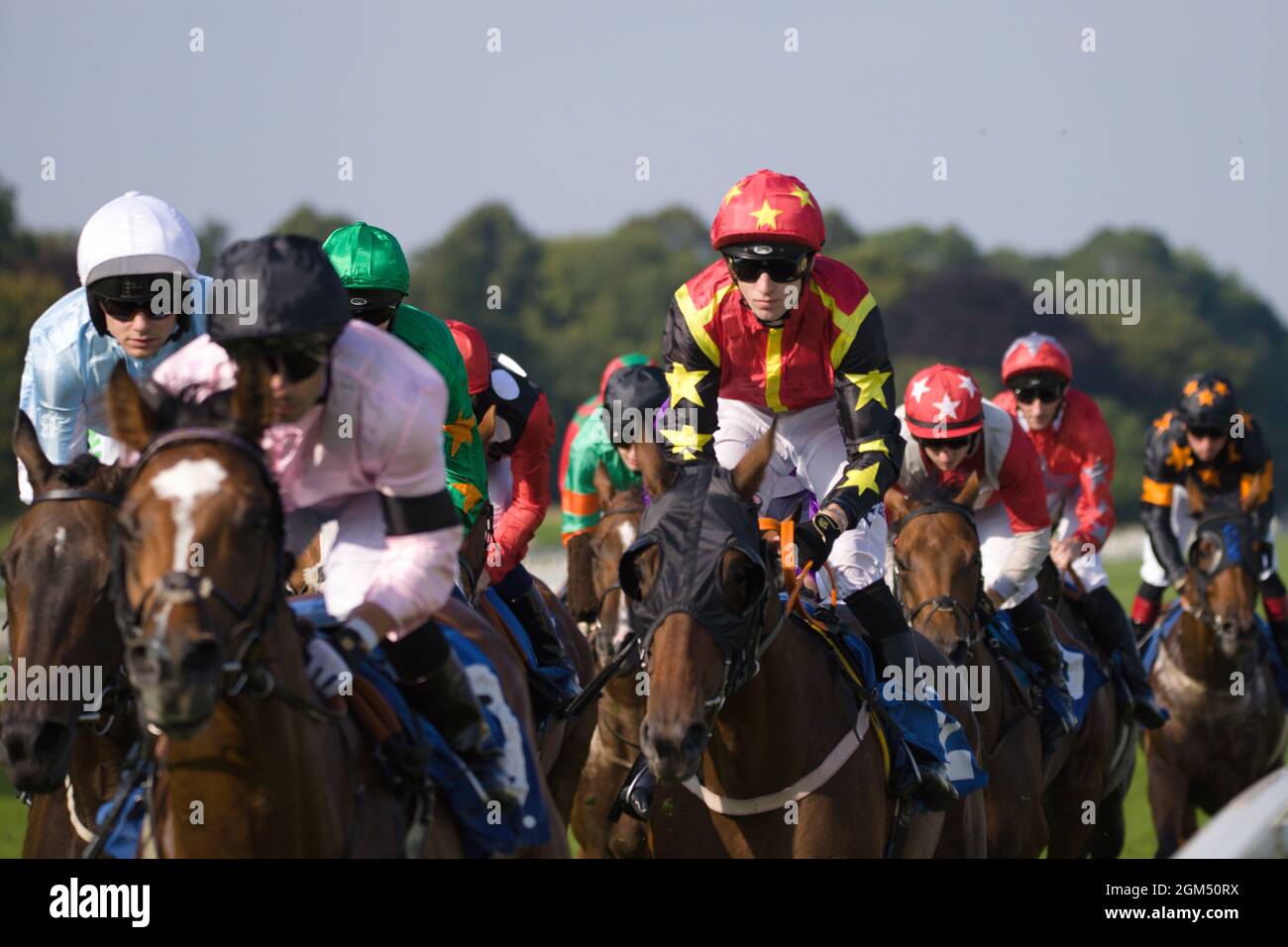 Family group racecourse hi-res stock photography and images - Alamy