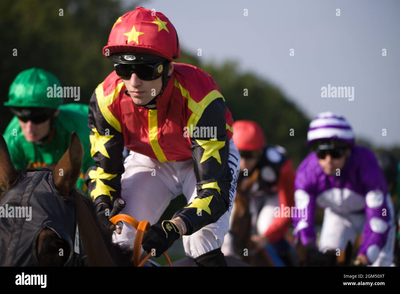 Family group racecourse hi-res stock photography and images - Alamy