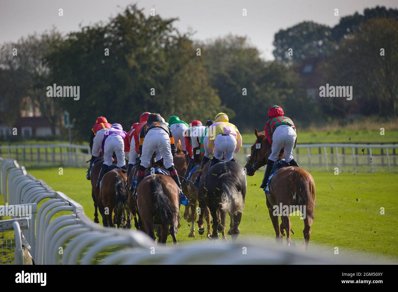 Family group racecourse hi-res stock photography and images - Alamy