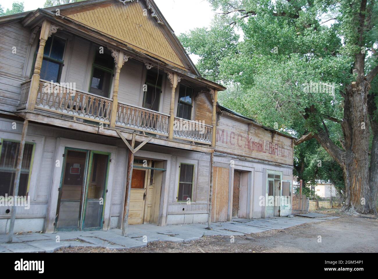 Ghost town remains in Paradise Valley, Nevada Stock Photo - Alamy