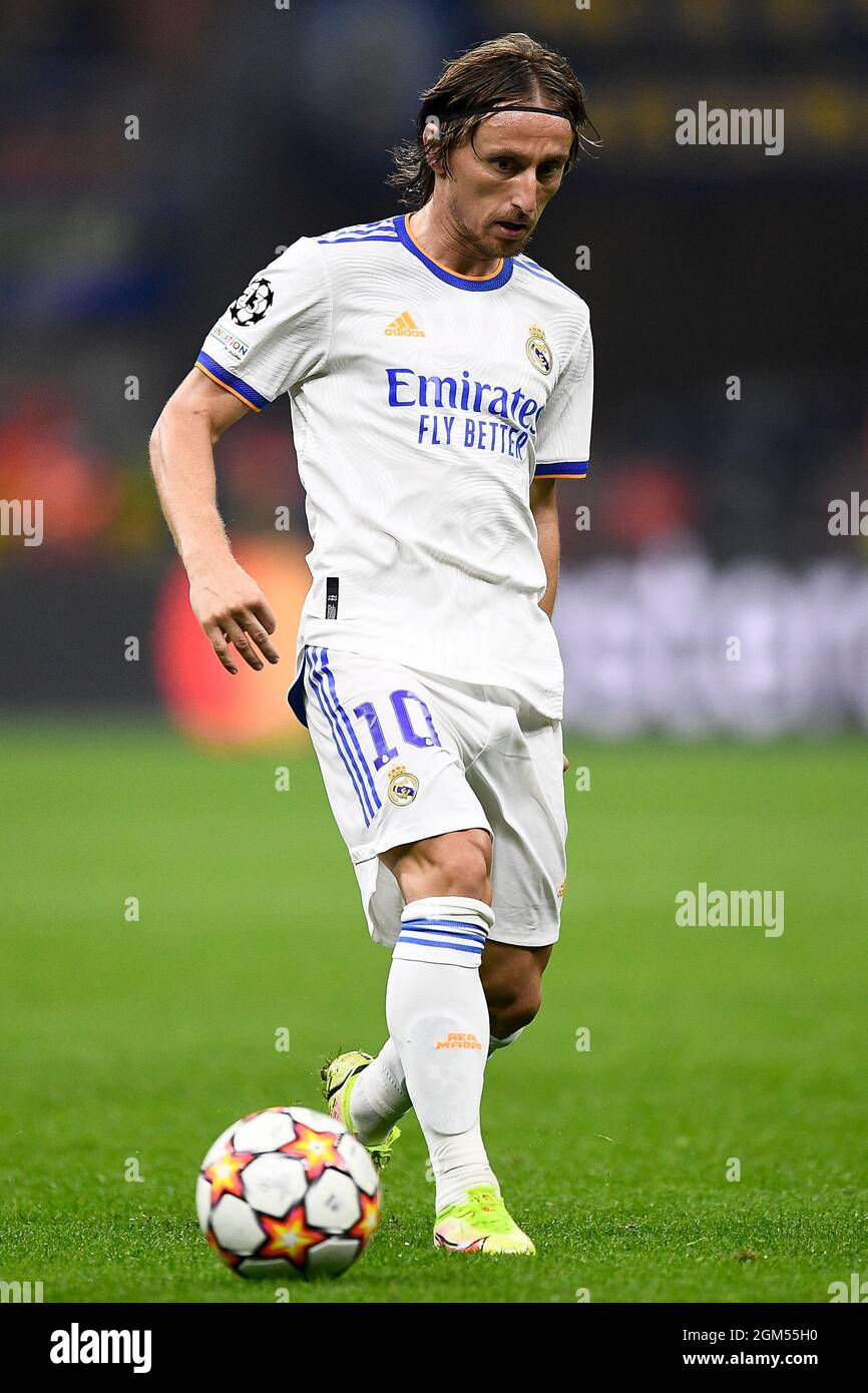 Luka modric in action during hi-res stock photography and images - Alamy