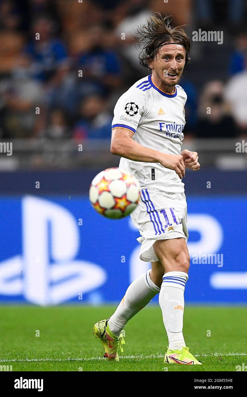Luka modric in action during hi-res stock photography and images - Alamy