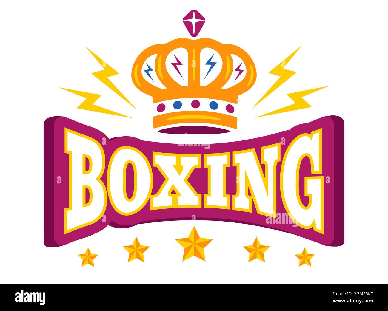 All stars boxing gym Stock Vector Images - Alamy