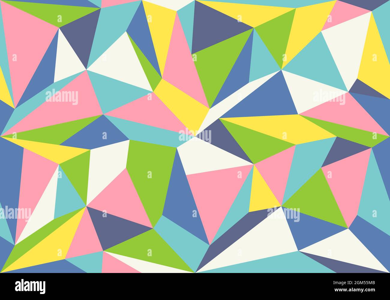 Vector geometric polygon pattern. Modern vector pattern with colorful ... Vector geometric polygon pattern. Modern vector pattern with colorful ...