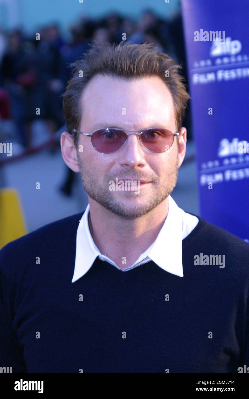 Christian Slater 06/11/03 "The Cooler" Premiere at Cinerama Dome ...