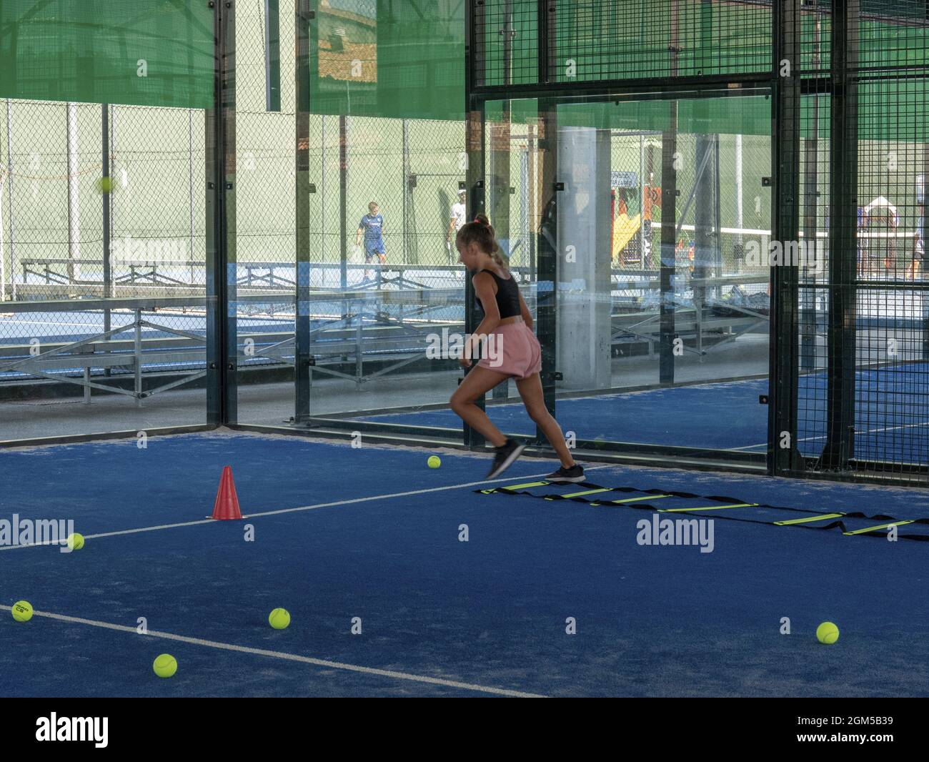 Ladder drill exercise hi-res stock photography and images - Alamy