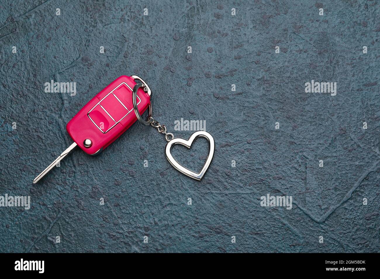 Car keyring heart hi-res stock photography and images - Alamy