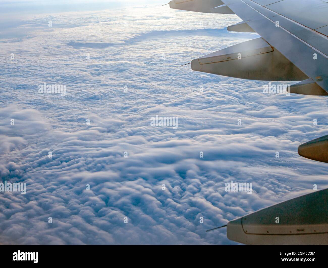 Aerial view above the dark clouds and sky, Inspiration concept ...