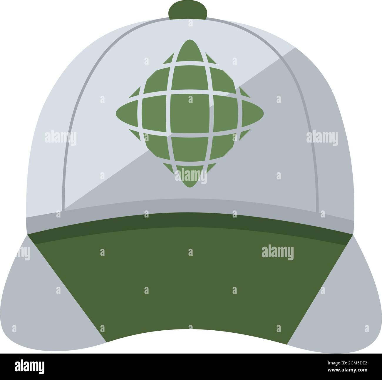 hat with corporate identity on white background Stock Vector Image ...